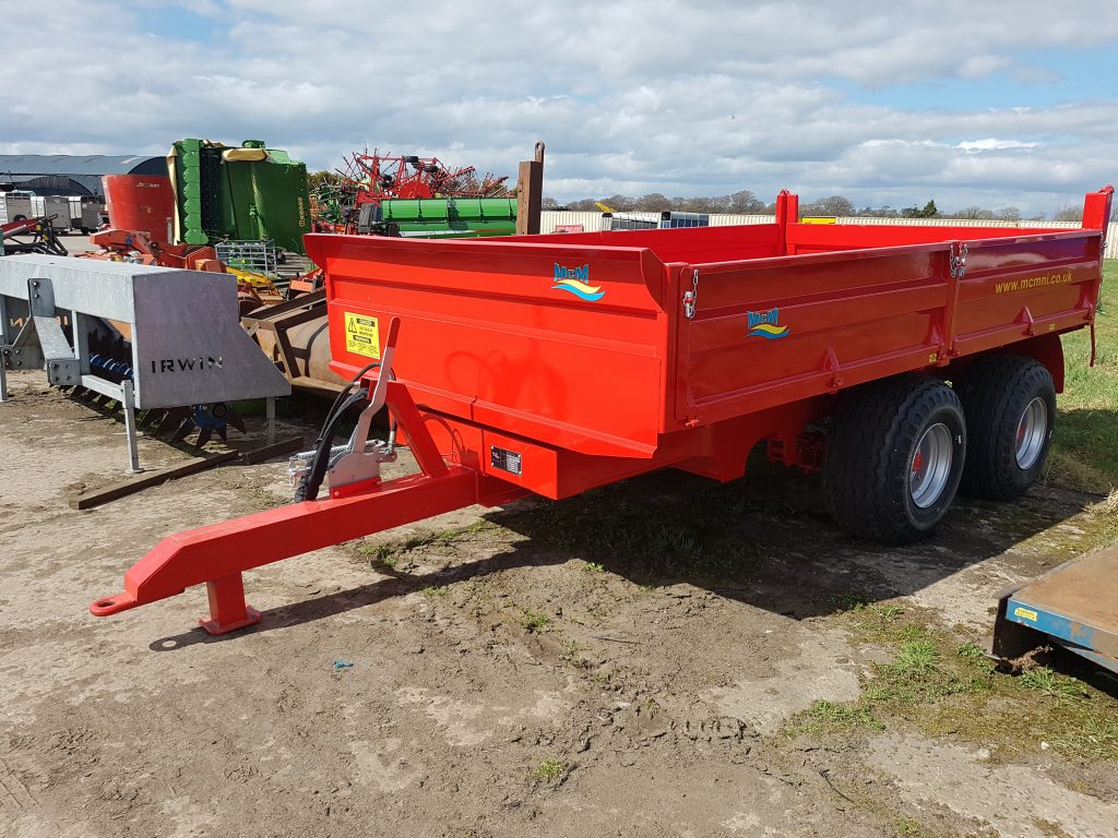 MCM 8 Ton Dropside Tipping Trailer (New) - Martin Supplies