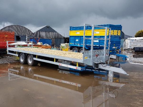 New Hudson 27FT Bale Trailer with wide flotation wheels - Martin Supplies