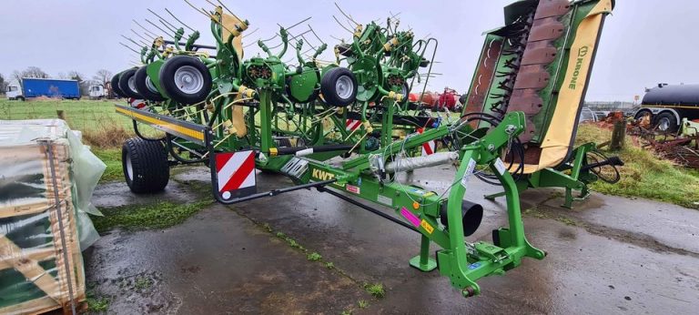 New Krone KWT 1600 Grass Tedder , 50 FT working width with 14 rotors ...