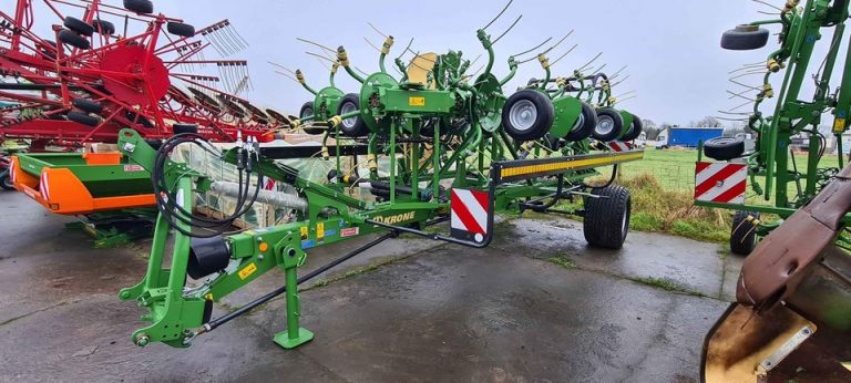 New Krone KWT 1600 Grass Tedder , 50 FT working width with 14 rotors ...